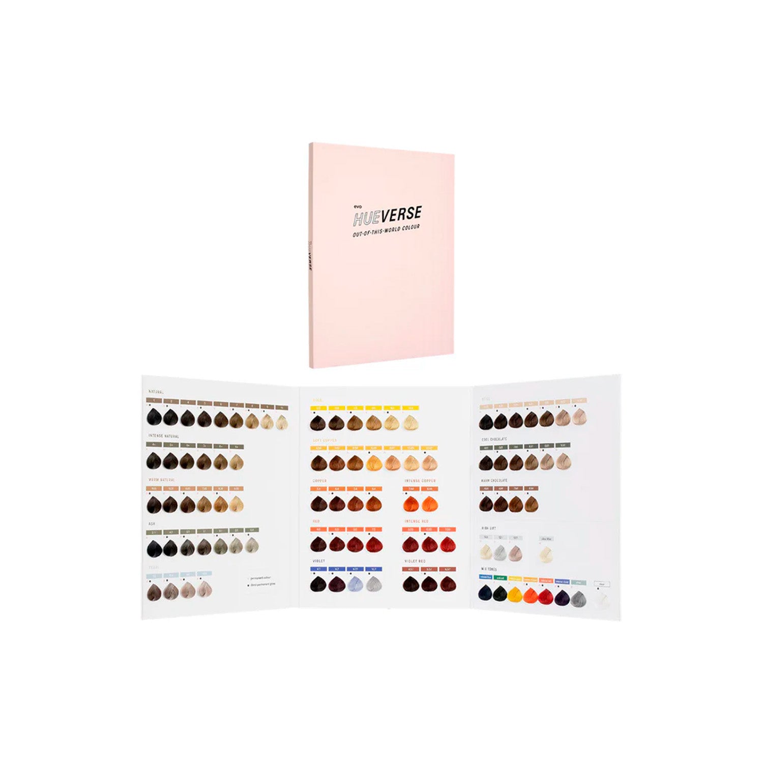 EVO - Hue.Verse Permanent And Demi-Permanent Colour Chart