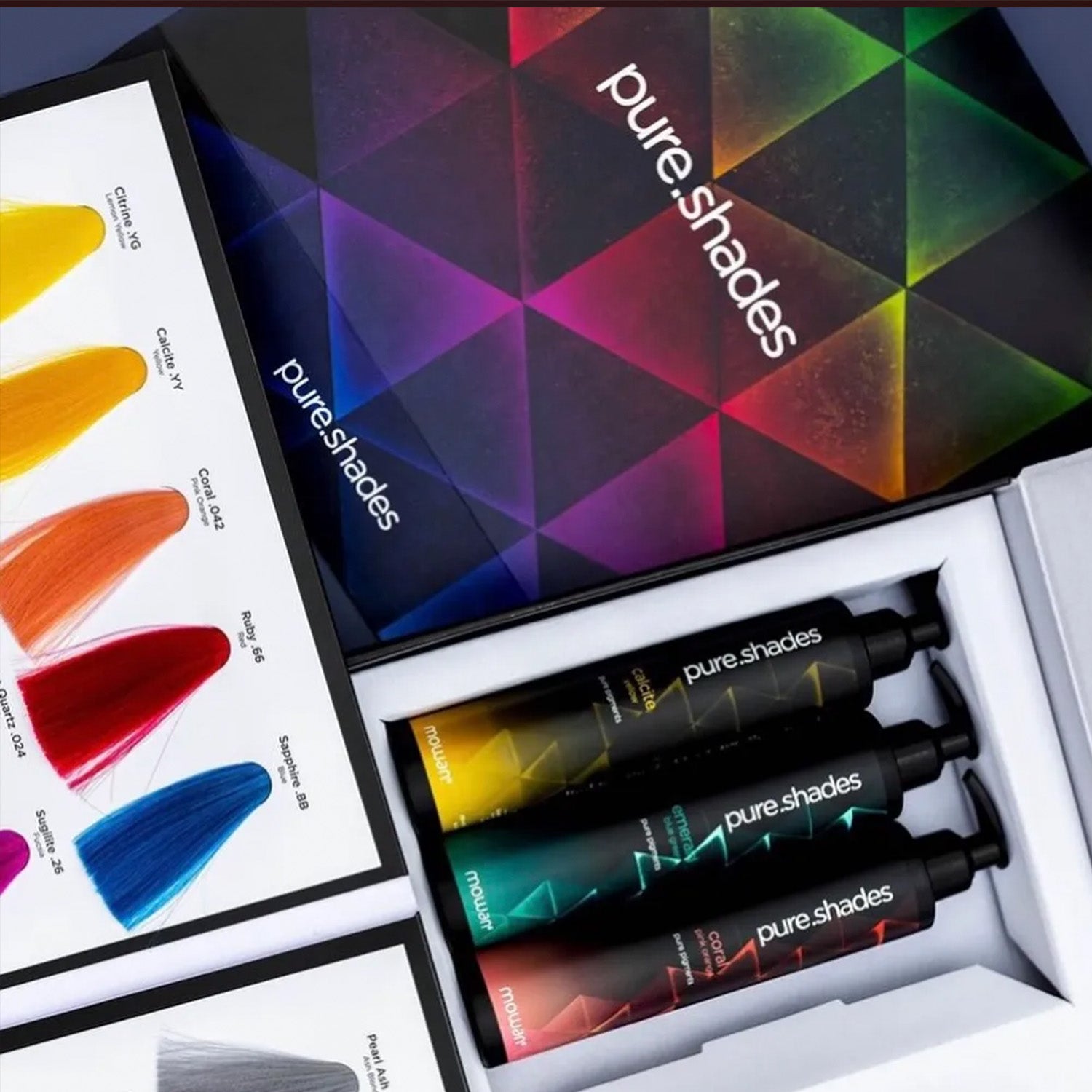 Mowan - Megix Pure Shades Swatch Color Chart